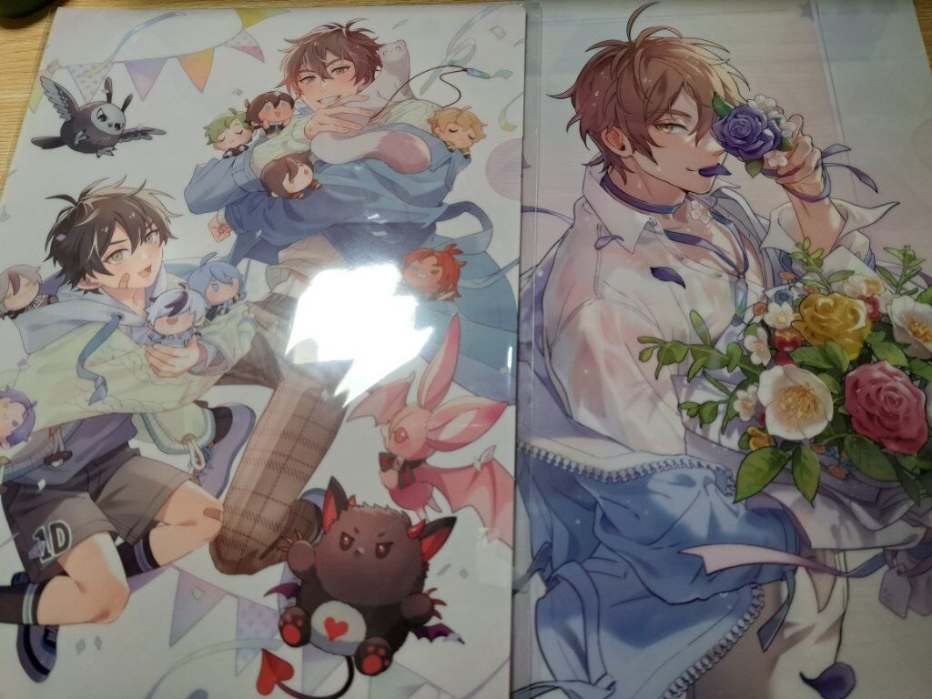 ಠಠ 新世界狂歡市集 售二週年書籤組 730資料夾（花、玩偶）1301皆全新，有需要可在留言賣場下標 伊得 艾斯特 墨菲 八雲 艾德蒙特 奧利文 崑西 玖夜
