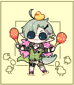 🍎Tibbar♦🍏遊戲製作中 - #像素 #委託成品 感謝委託！！ - Plurk