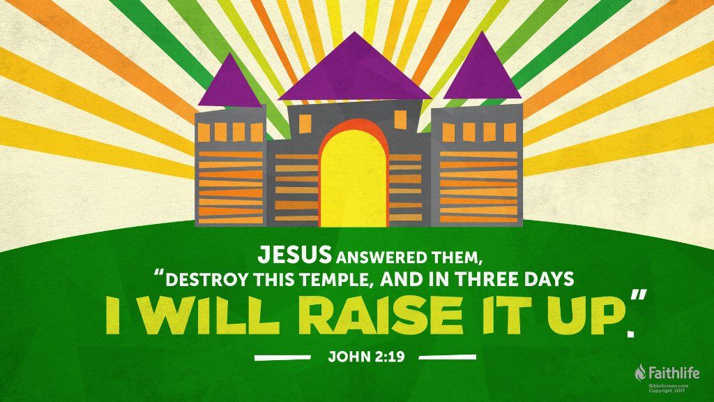 Daniel Shares John 2 19 ESV Jesus Answered Them Destroy Bib